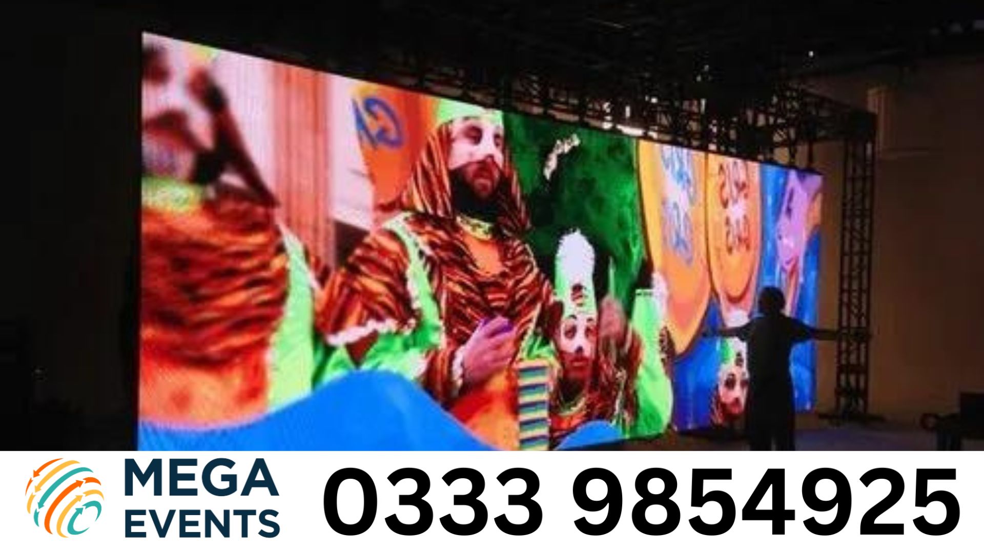 USE of SMD screens for events. - Venue Finder